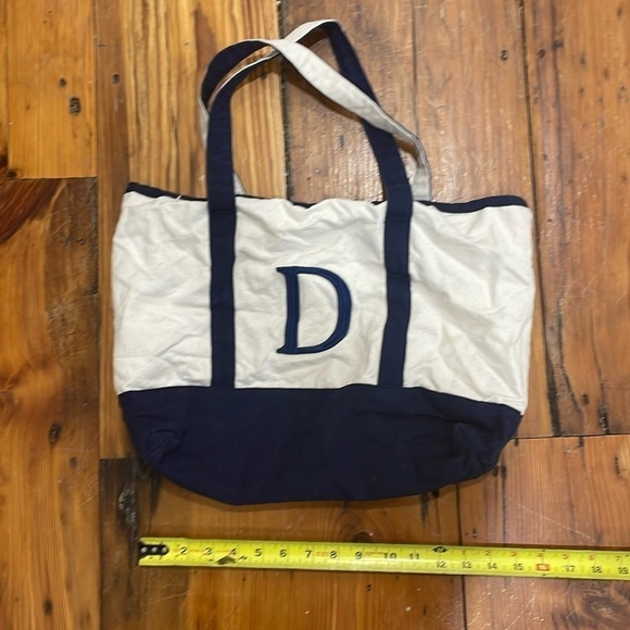 Nantucket Distributing | Bags | Nantucket Canvas Tote Bag With D ...